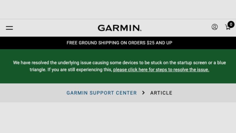 Garmin blue triangle bug: How to fix your watch and what caused the ...